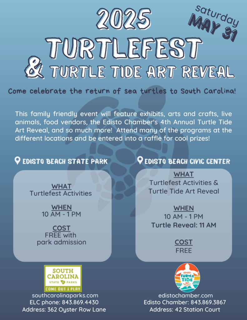2025 Turtlefest & Turtle Tide Art Reveal – Edisto Beach Sea Turtles